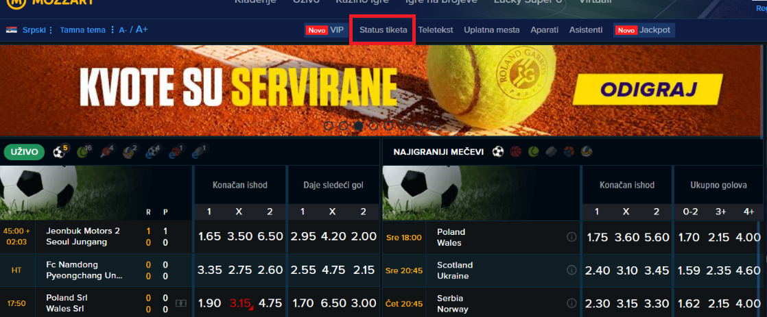 Kako da proverim da li mi je tiket dobitan? – Mozzartbet